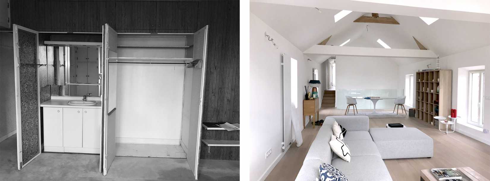 Avant-Après : Rénovation d’un corps de ferme par un architecte