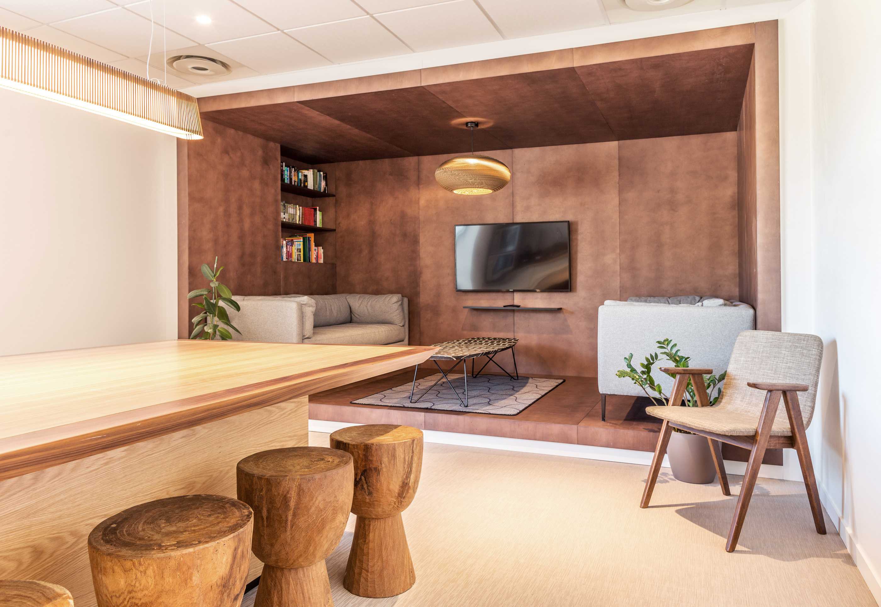 Corporate office space interior design