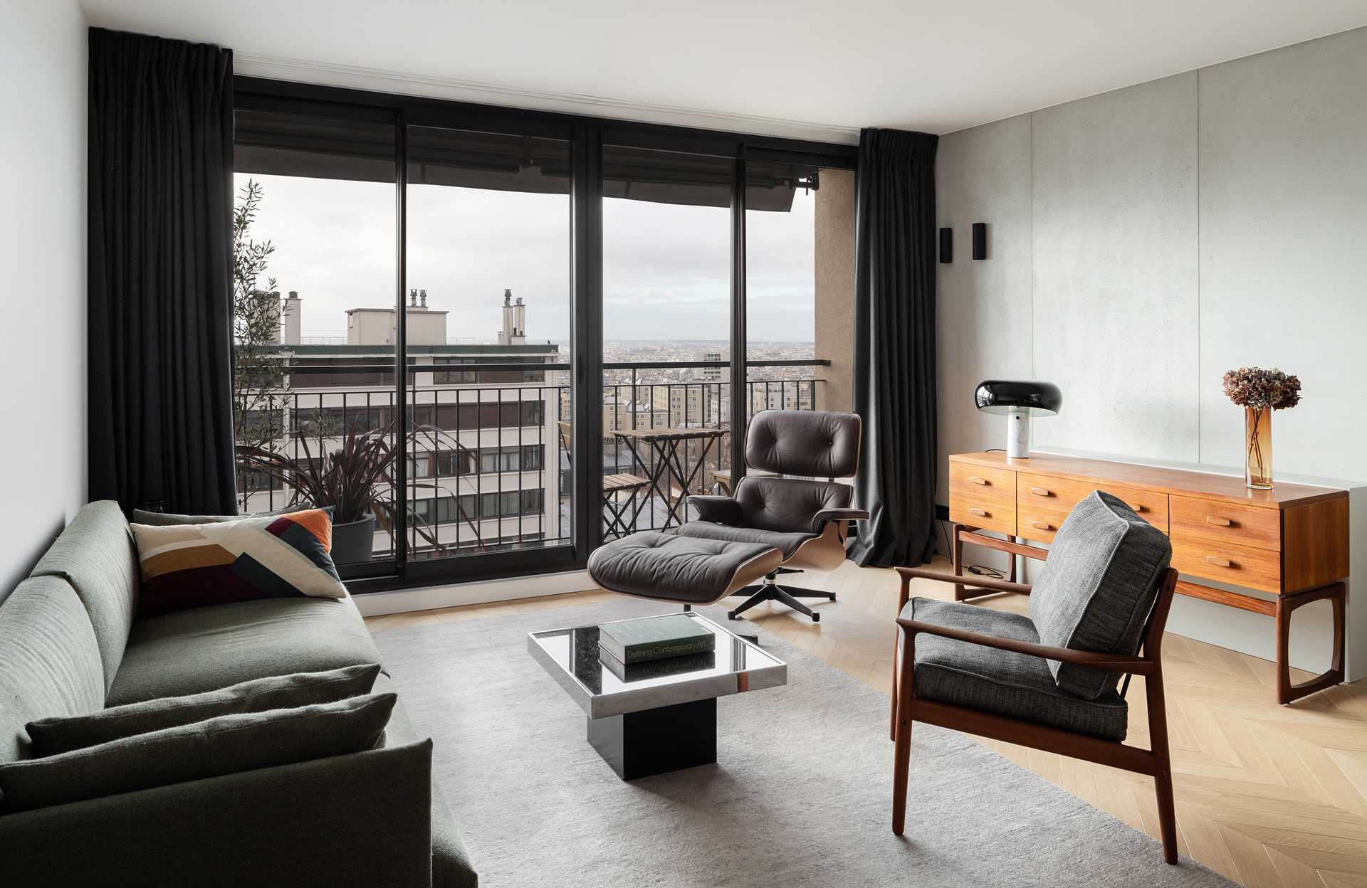 Modernize a 1960's apartment | Créateurs d'intérieur Paris