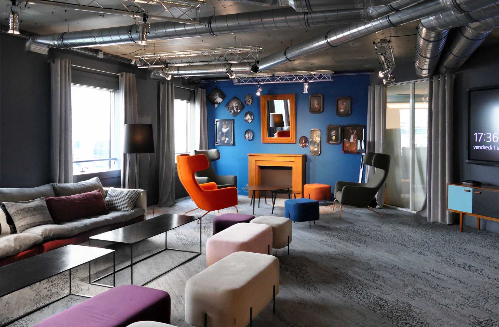 Interior design of an advertising agency