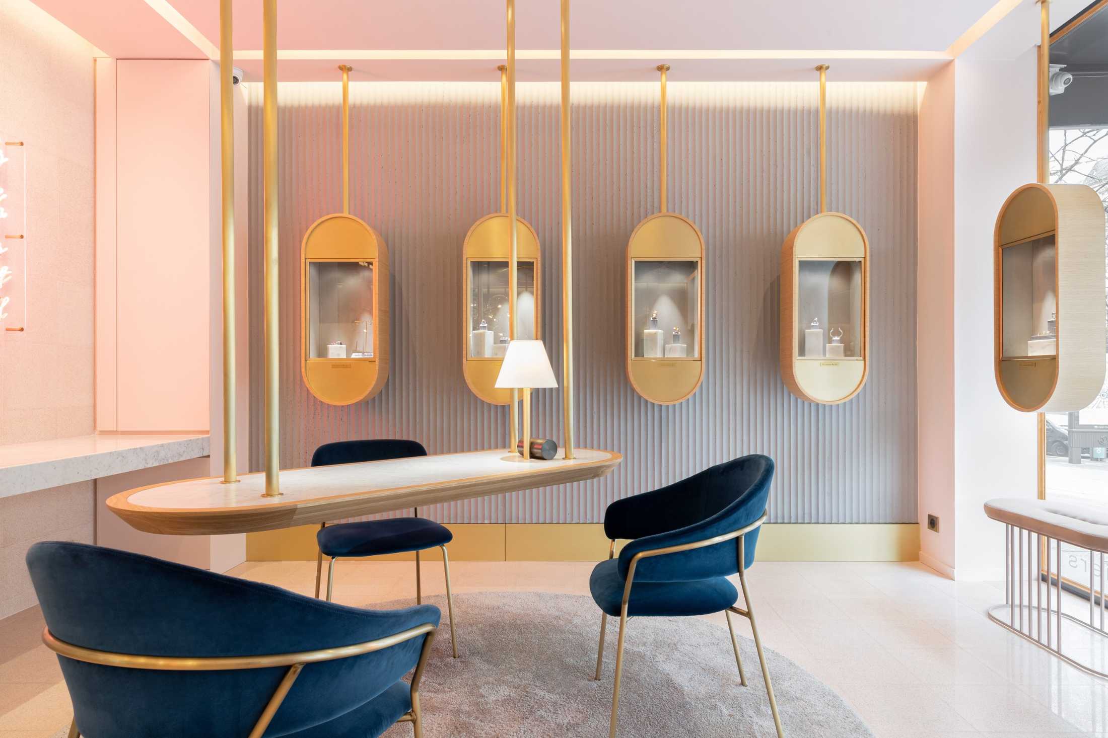 Aménagement d'une bijouterie par un architecte d'intérieur