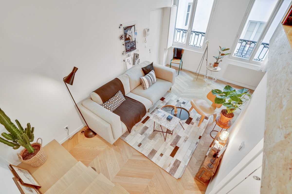 Aménagement d’un studio duplex avec mezzanine